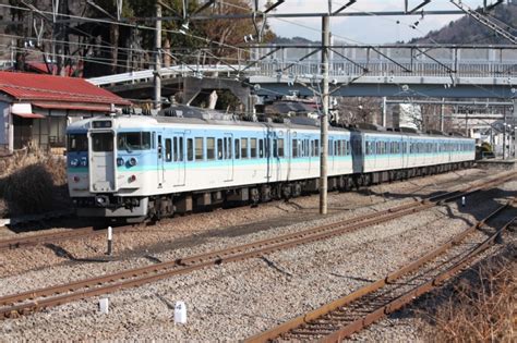 JR東日本 国鉄115系電車 クハ115 1224 鳥沢駅 鉄道フォト写真 拡大 by フレッシュマリオさん レイルラボ RailLab