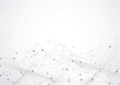 premium vector abstract connecting dots and lines connection science
