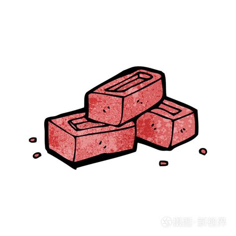 一块砖卡通图片 伤感说说吧