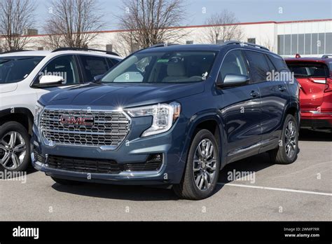 Carmel February 25 2024 Gmc Terrain Denali Suv Display At A