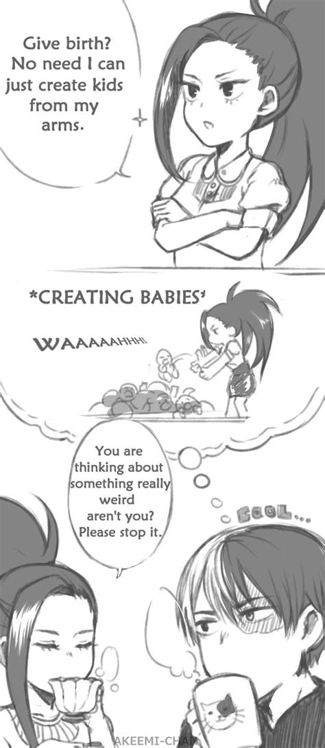 Boku No Hero Academia Momo Yaoyorozu Todoroki Shouto Boku No