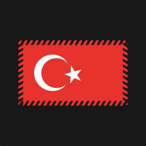 Turkey Flag Vector National Flag 9436412 Vector Art At Vecteezy