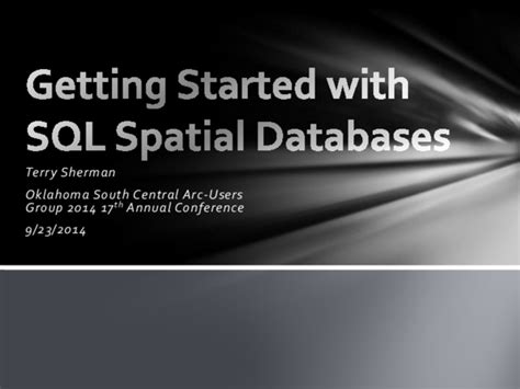 Pdf Sql Spatial Queries In Sql Server Management Studio