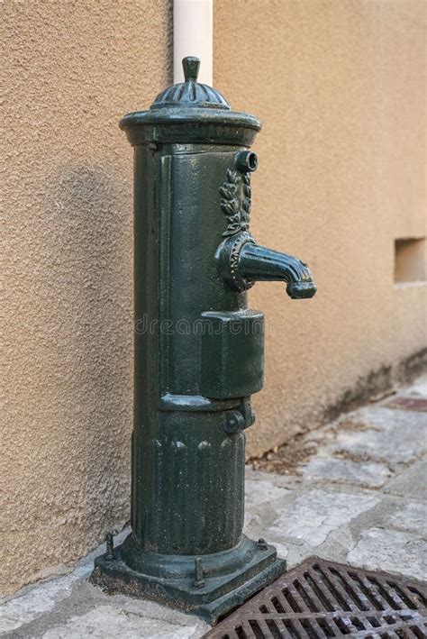 Green Fire Hydrant Stock Image Image Of Watering Street 264290473