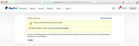 How To Close Your Paypal Account