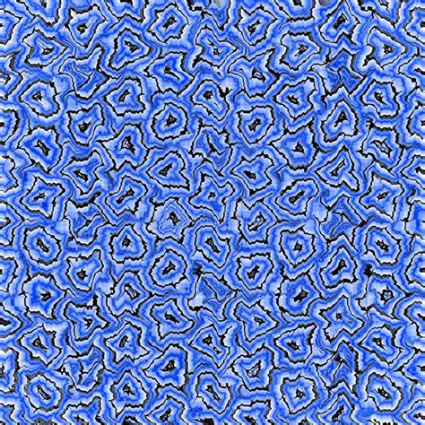 Geometric Continuous Pattern Endless Blue Regular Background Stock