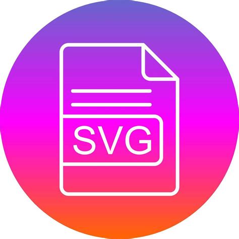 Svg File Format Line Gradient Circle Icon 43760302 Vector Art At Vecteezy
