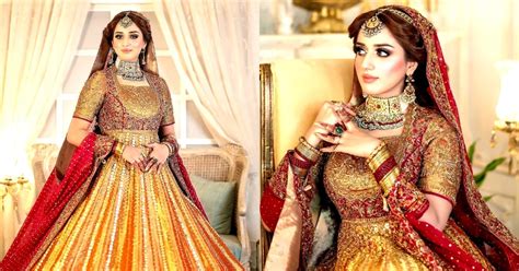 Gorgeous Bridal Photoshoot Of Jannat Mirza Reviewit Pk