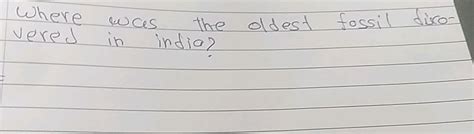 Where Was The Oldest Fossil Discovered In Studyx