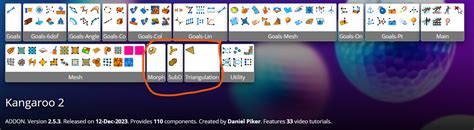 What Is The Current Kangaroo Version Inside Grasshopper Kangaroo Mcneel Forum