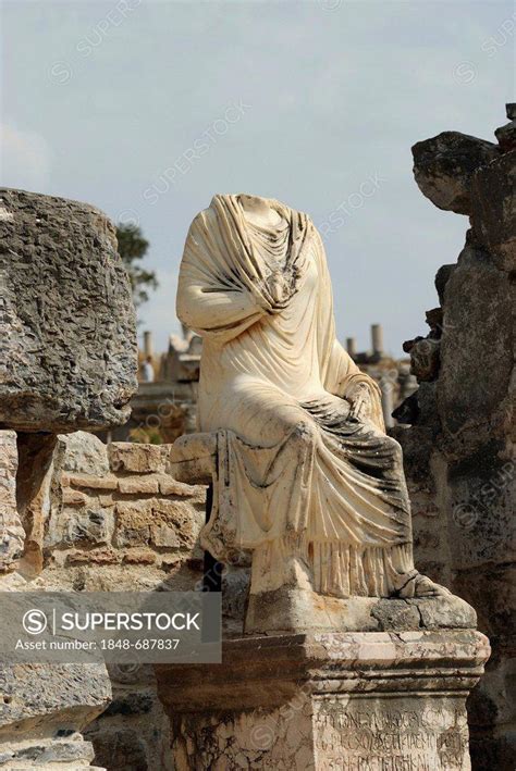 Headless Torso Excavations Ephesus Efes UNESCO World Heritage Site