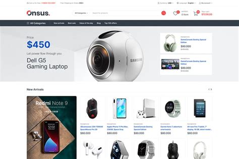 Onsus Electronics E Commerce Wordpress Theme Wp Themes Ft Commerce