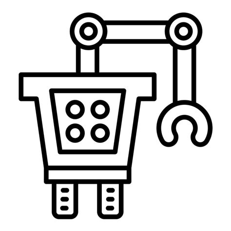 Autonomous Robotics Line Icon 14768736 Vector Art At Vecteezy