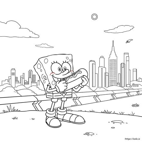 Gambar Mewarnai Sonic Prime