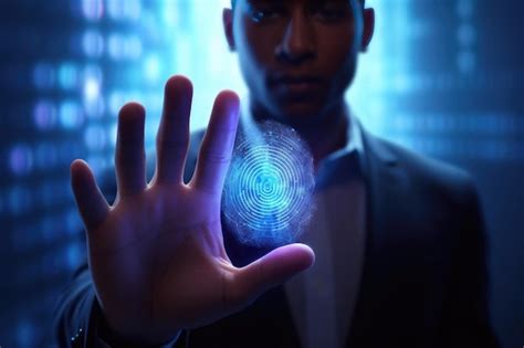 premium ai image face recognition process modern technology