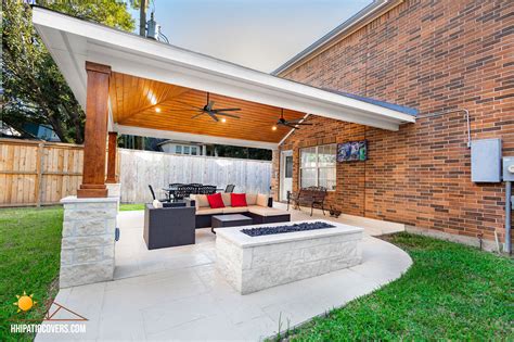 Hip Style Patio Cover In Bellaire Tx Hhi Patio Covers Patio Covers