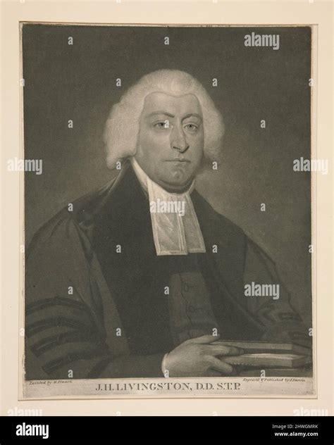 Jh Livingston Dd Stp Engraver John Wesley Jarvis American