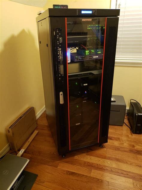 New Server Network Rack For Home Virtualization Lab Environment