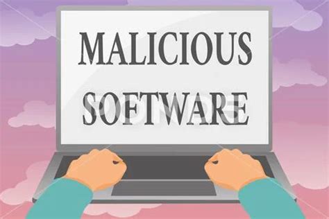 Text Caption Presenting Malicious Software Conceptual Photo The