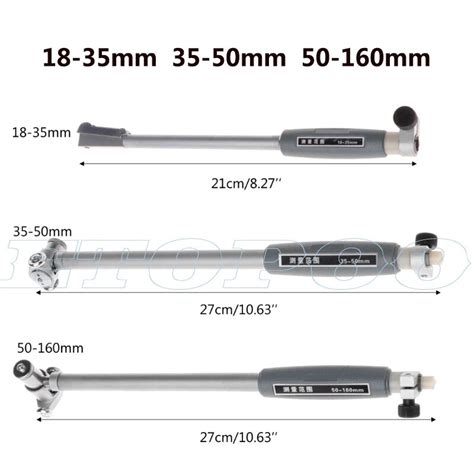 50 160mm Inner Diameter Bore Gauge Measuring Rod Vicedeal