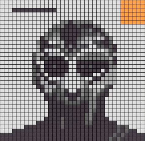 Doom Pixel Art Grid