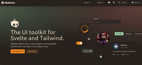 Skeleton Ui Toolkit For Svelte And Tailwind Steemhunt
