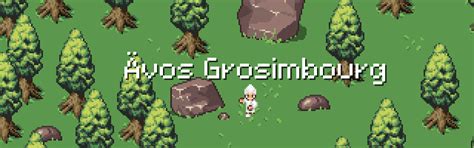 Tree and Rocks 01 Pixel Art by Ävos Grosimbourg