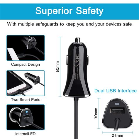 34a Car Charger Adapter For Samsung Galaxy S23s22s215g