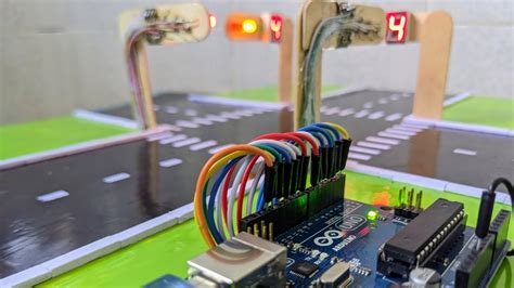 traffic lights with 7 segment project youtube