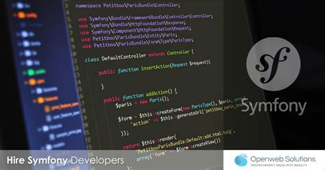 Hire Expert Symfony Framework Developers Dedicated Symfony Programmers