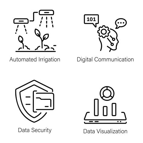 Premium Vector Set Of Ai Data And Technology Linear Icons