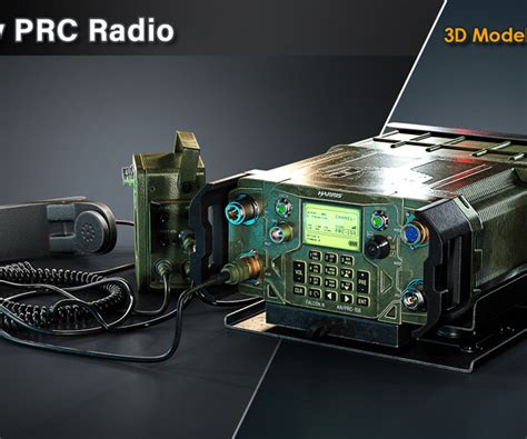 Artstation Military Prc Radio 3d Model Full Tutorial Tutorials