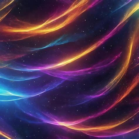 Premium Photo Abstract Flying Blurres Bright Particles In Space Computer Generated Abstract