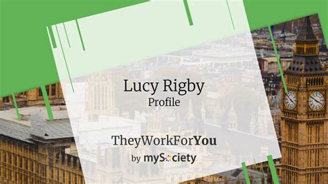 Lucy Rigby Mp Northampton North Theyworkforyou