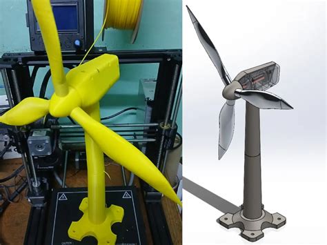 Wind Turbine Free 3d Print Model Makerworld