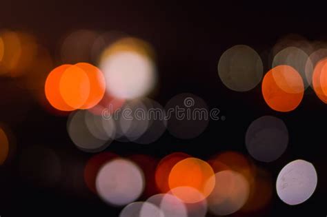 Vintage Bokeh Light From Vintage Lens For Photo Overlay Design Stock