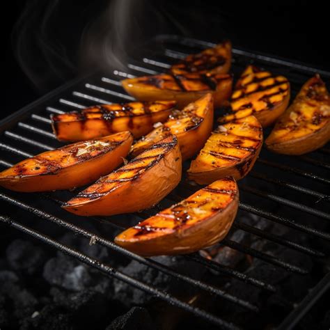 Batata Doce Assada Delícia Saudável Para Churrasco