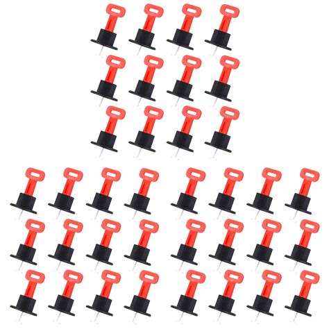 Homemaxs 150 Pcs Manual T Type Floor Ceramic Tile Leveler Wall Tile Positioning Regulator