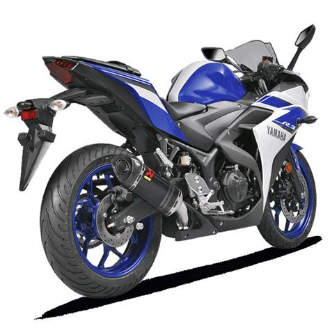 Akrapovic Yamaha R3 2015 2020 Carbon Slip On Exhaust
