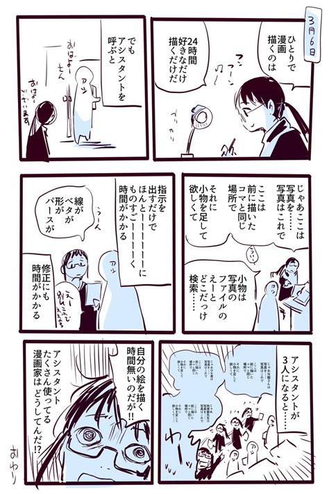 「アシスタントへの仕事の回し方がへたくそ 」矢寺圭太＠ずっぽよ③1113の漫画