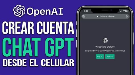 Cómo CREAR CUENTA en CHAT GPT Desde El Celular Paso a Paso