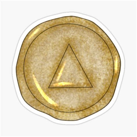 Dalgona Triangle Sticker For Sale By Shaedessine Redbubble