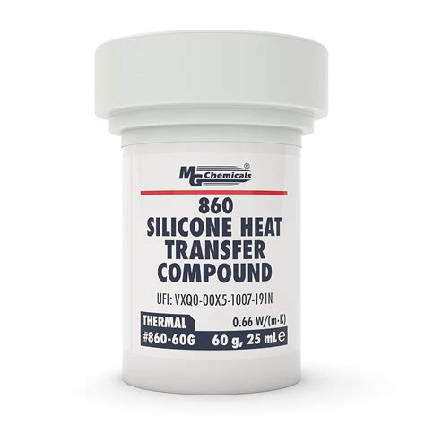 Mg Chemicals Silicone Heat Transfer Compound 60g Jar