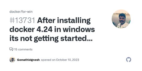 After Installing Docker In Windows Its Not Getting Started With Below Error Issue