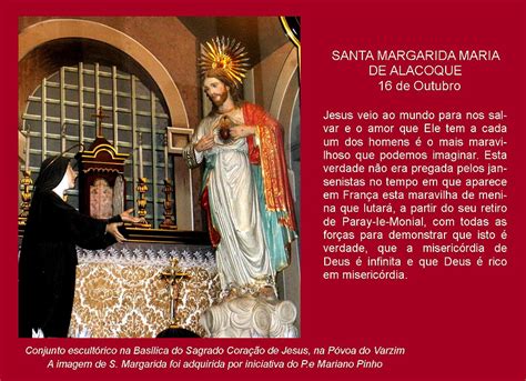 Franciscanismovar SANTA MARGARIDA MARIA DE ALACOQUE De Outubro