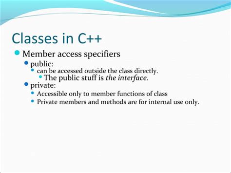 C Classes Tutorials Ppt