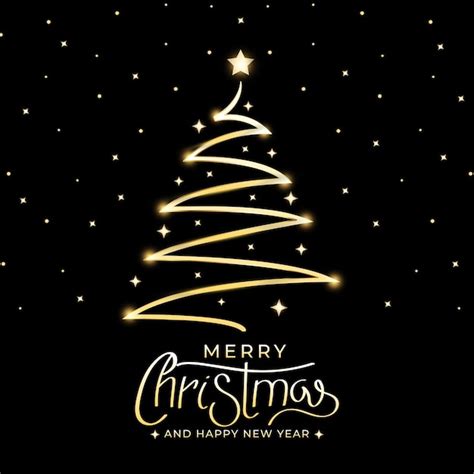 Feliz navidad y próspero año nuevo Vector Premium