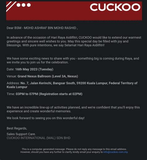 Mohd Ashraf On Linkedin Today Cuckoo Made A Feast For All Sales