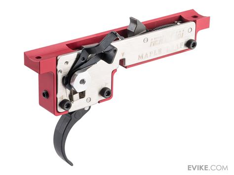 Maple Leaf Cnc Machined Steel Zero Trigger Box For Vsr 10 Airsoft Sniper Rifles Model 90