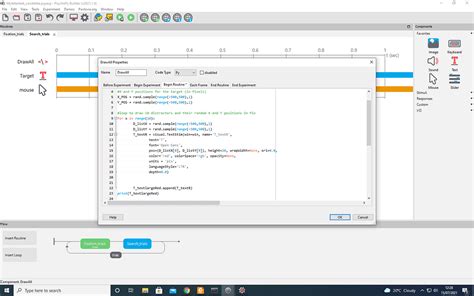 Add Duration To Routines Through Code Coding Psychopy